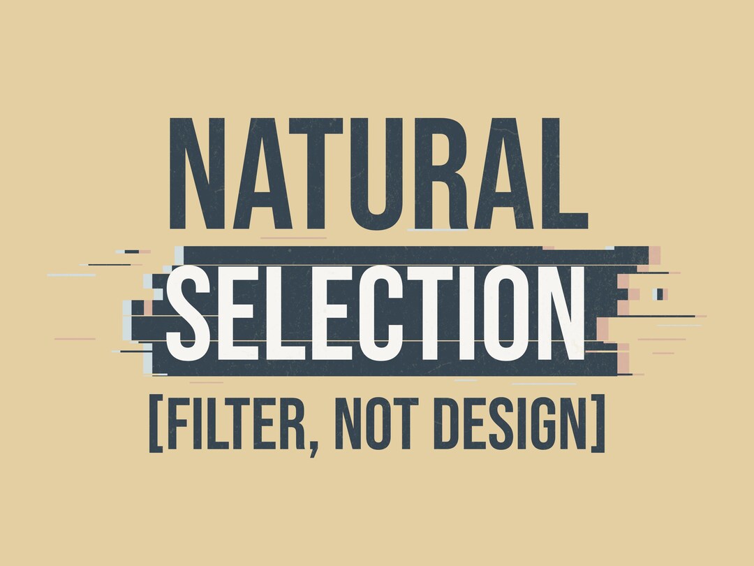 Natural Selection – Biology Concept Poster | Minimalist Classroom ...