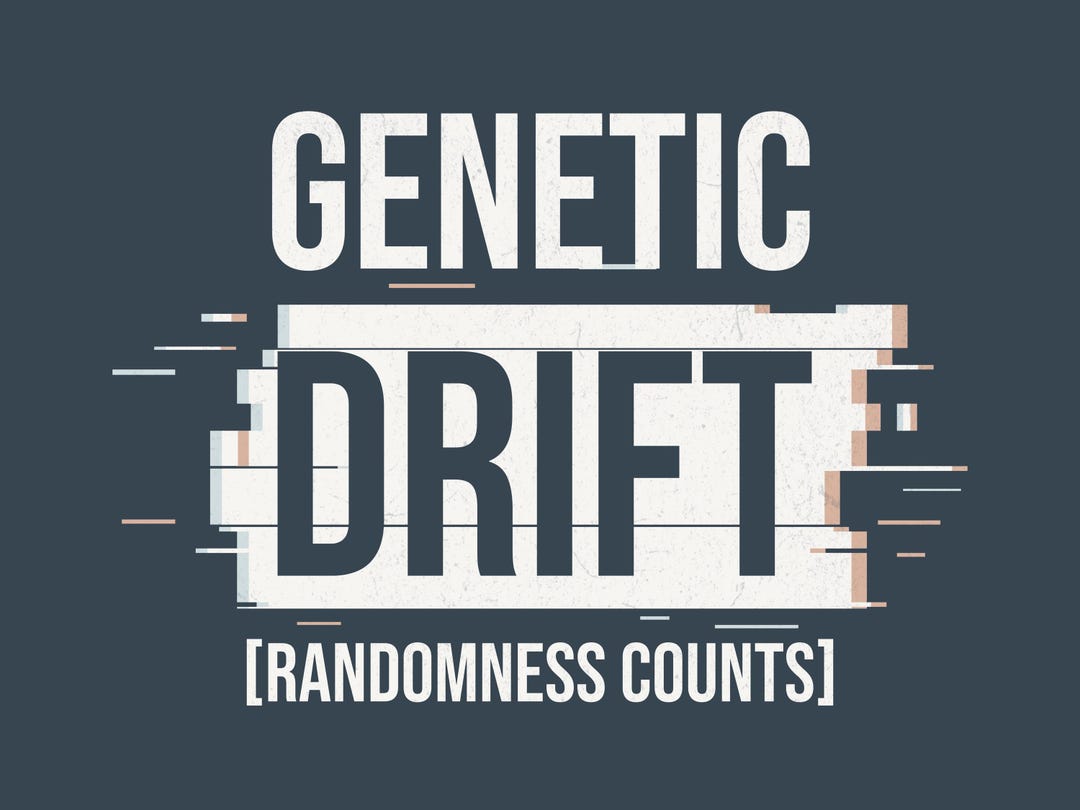 Genetic Drift – AP Biology Concept Poster | Minimalist Classroom ...
