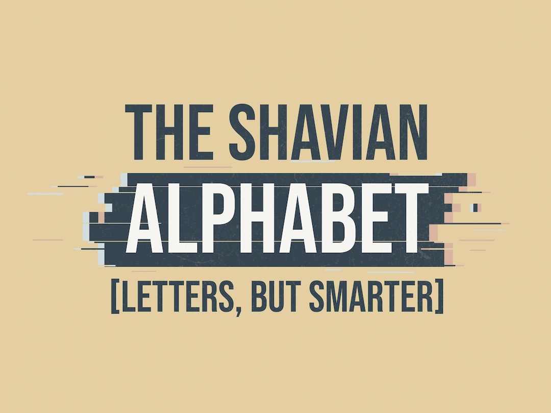 Shavian Alphabet Poster, Linguistics Classroom Decor (digital Download ...