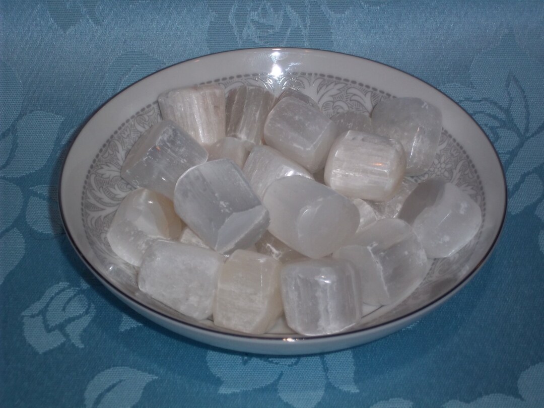 Tumbled Selenite - Etsy
