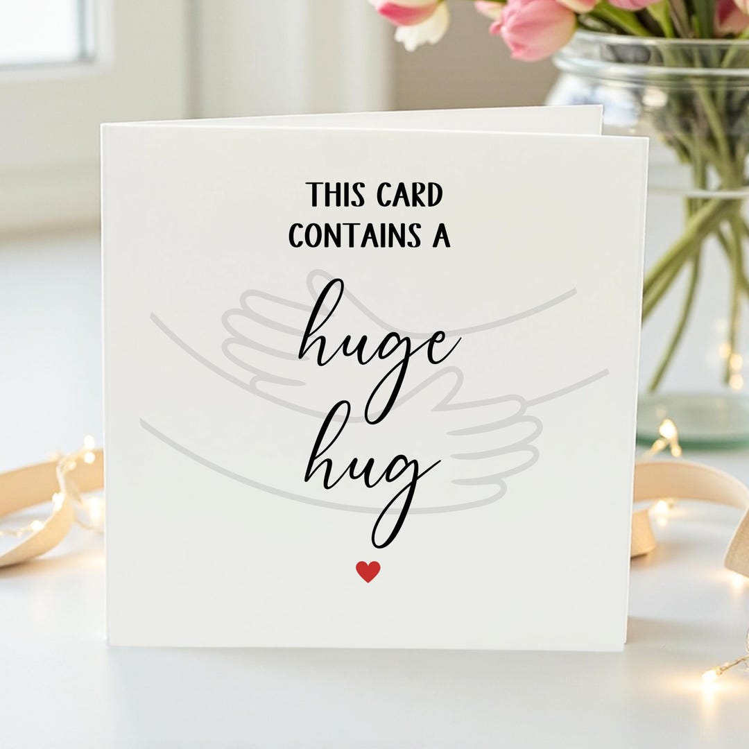 Huge Hug Greeting Card - Perfect for Any Occasion - Thoughtful Gift ...