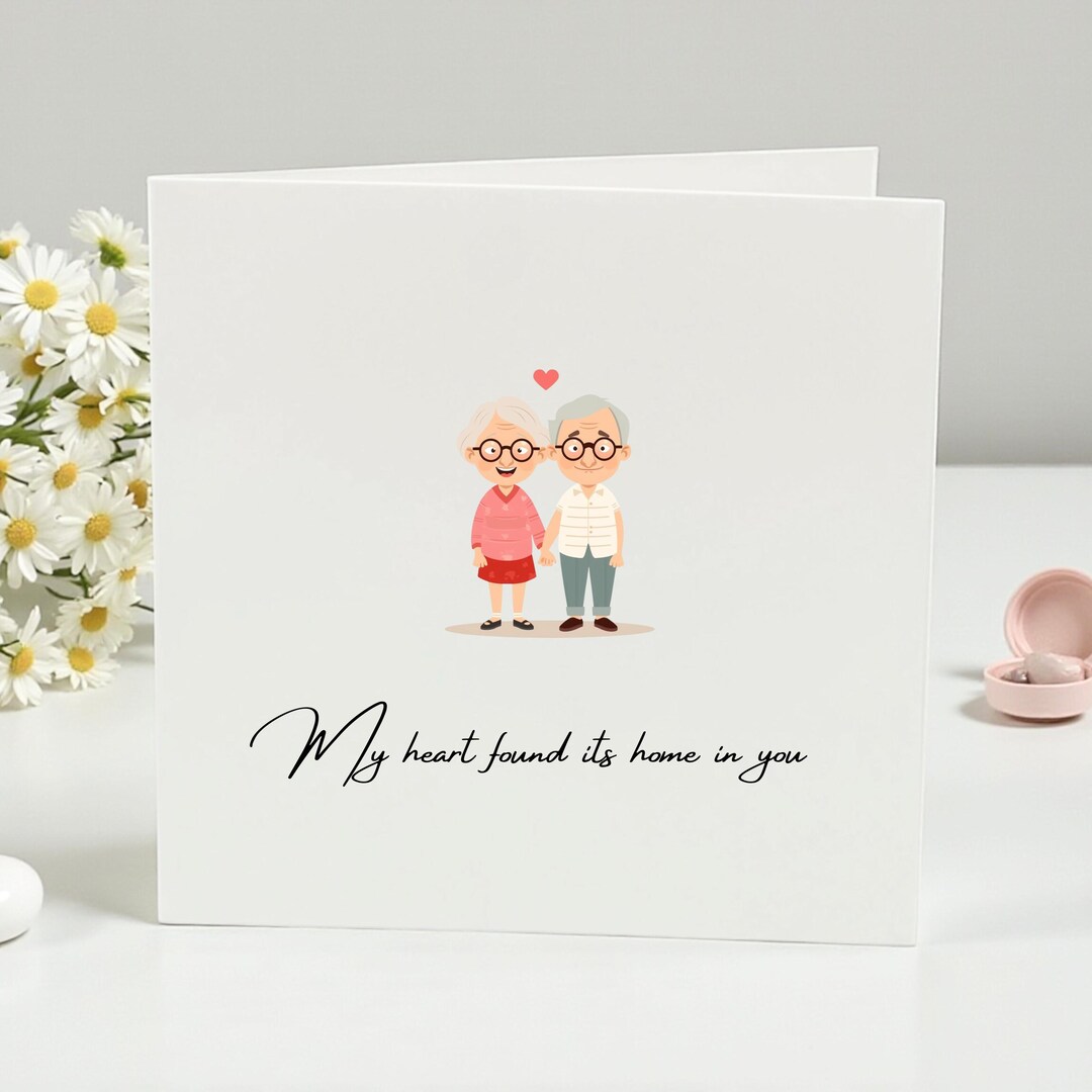 My Heart Found Its Home in You Card, Romantic Valentine’s Day Card for ...