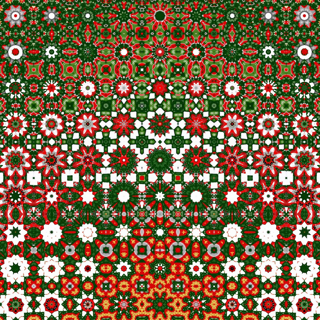 5 Christmas Digital Paper Mega Bundle PDF Holiday Winter Seamless ...