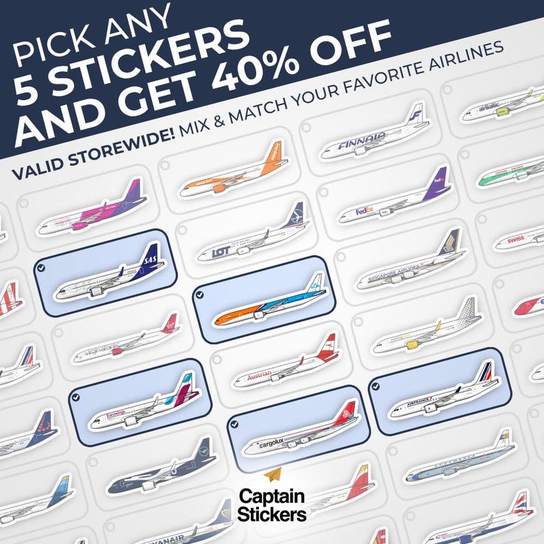 Delta Air Lines Boeing 757-200 Vinyl Sticker – Avgeek Airline Decal ...