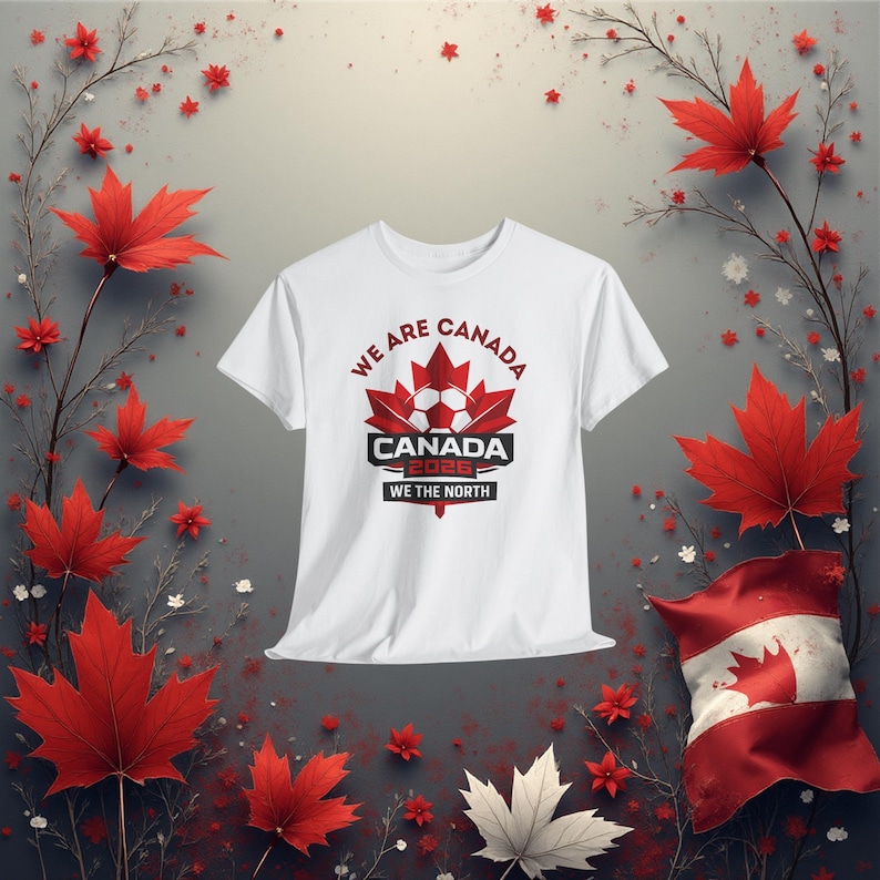 Canada Soccer Fan Shirt 2026, We Are Canada T-shirt, Canadian Football ...