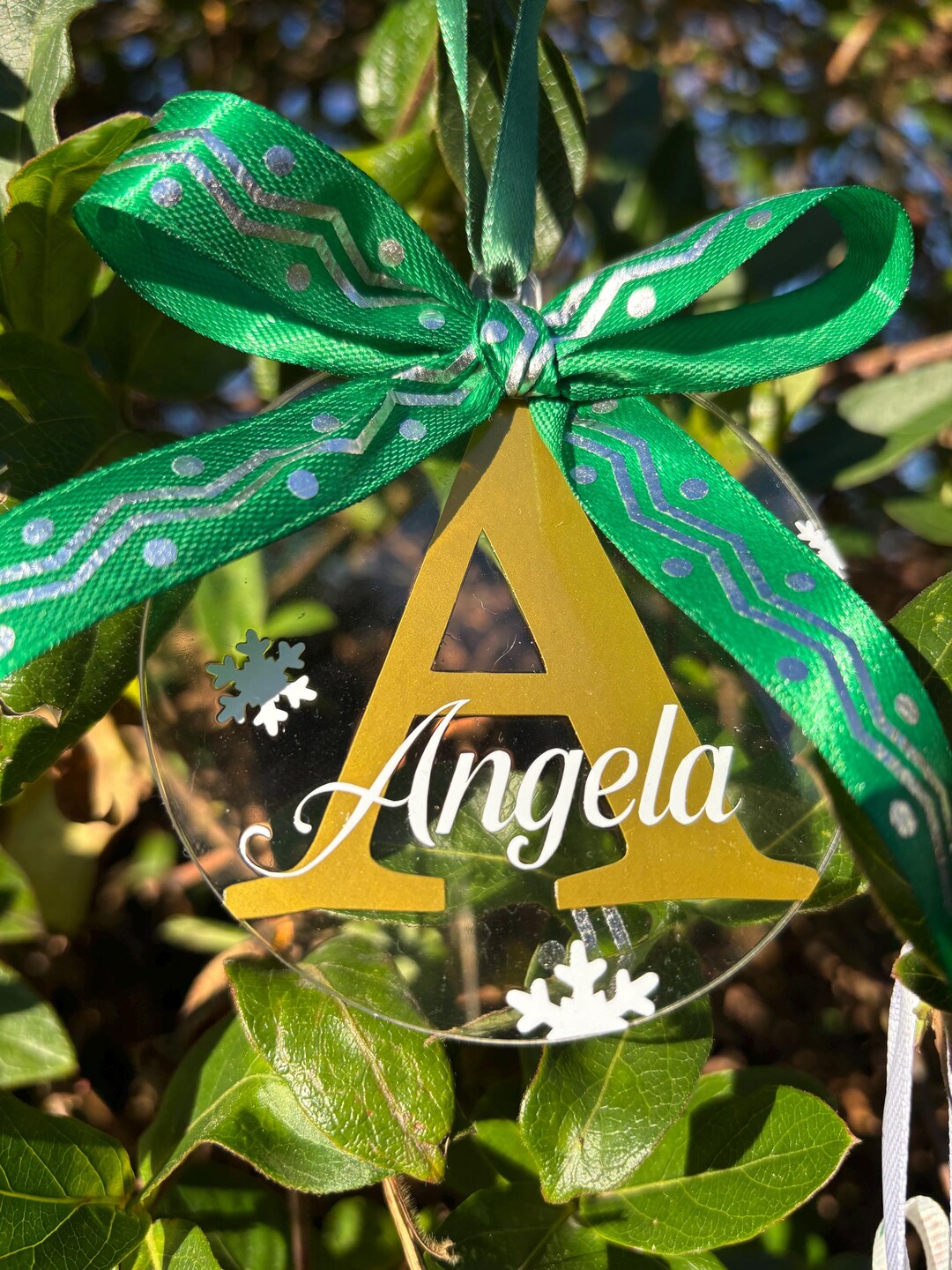 Personalized Plexiglass Christmas Ball With Name - Etsy
