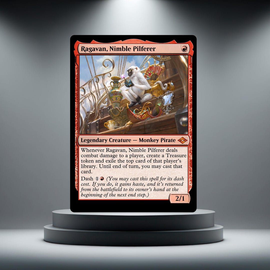 Ragavan, Nimble Pilferer Proxy Card - Custom Magic Playtest Card - Etsy