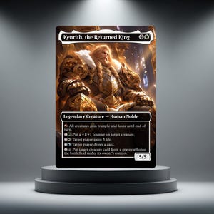 Kenrith, the Returned King - Full Art Playtest Card – Custom MTG Proxy ...