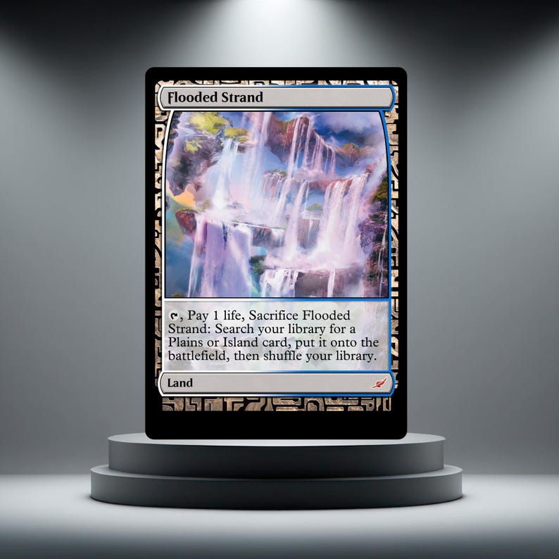 Flooded Strand Proxy Card - Custom Magic Playtest Card - Etsy