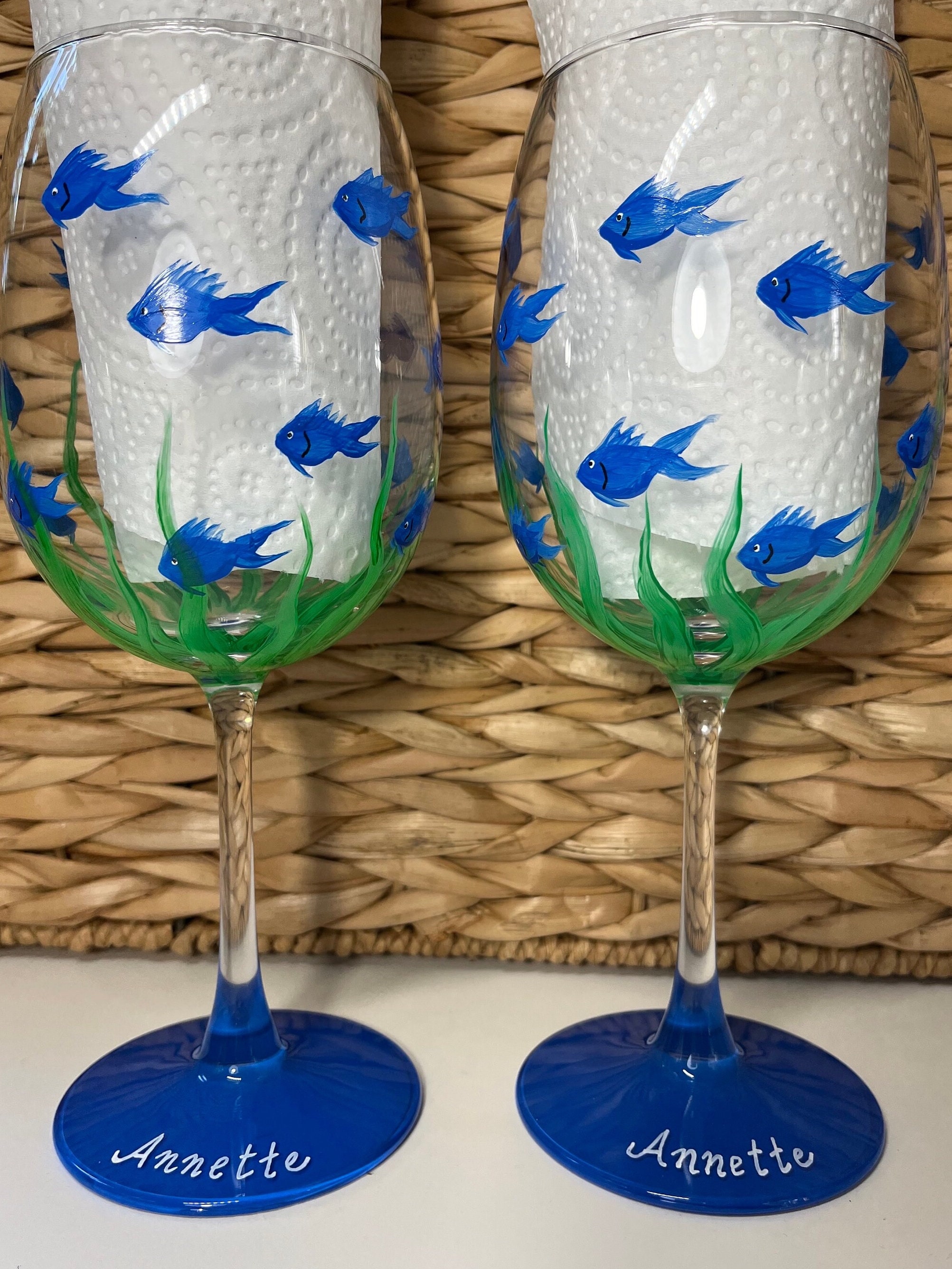 Fish Wine Glasses