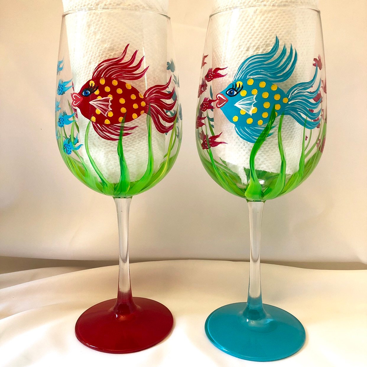 Fish Wine Glasses
