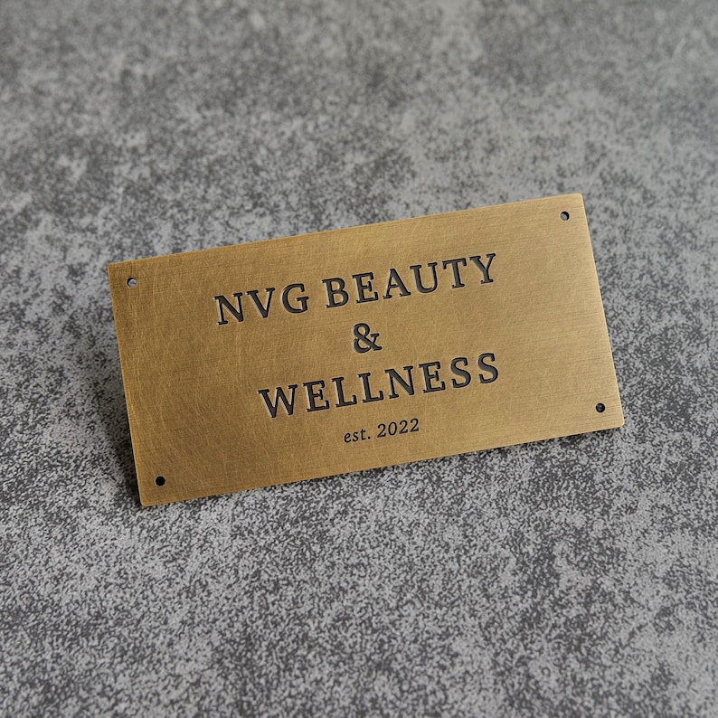 Custom Brass Nameplates, Cast Bronze Signs,brass Plaques,metal Door ...