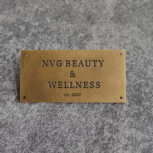 Custom Brass Nameplates, Cast Bronze Signs,brass Plaques,metal Door ...
