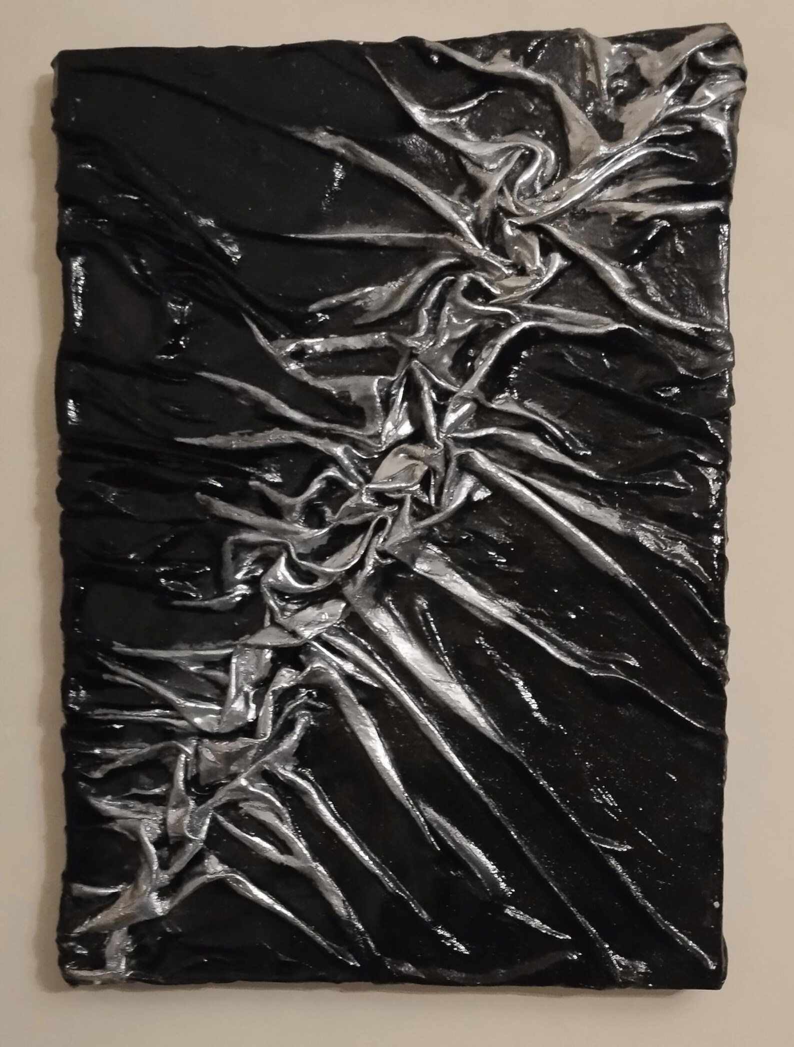 3D Wall Art – Handmade Acrylic Relief Painting on Canvas, Custom Colors ...