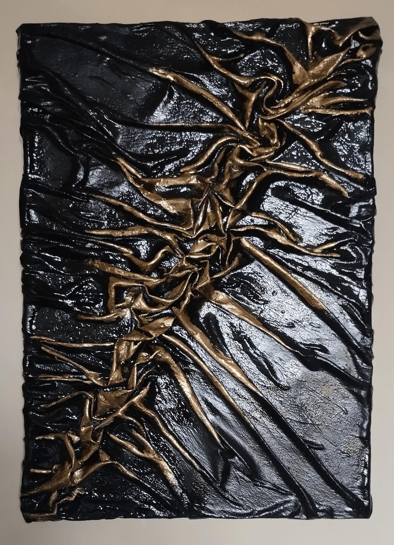 3D Wall Art – Handmade Acrylic Relief Painting on Canvas, Custom Colors ...