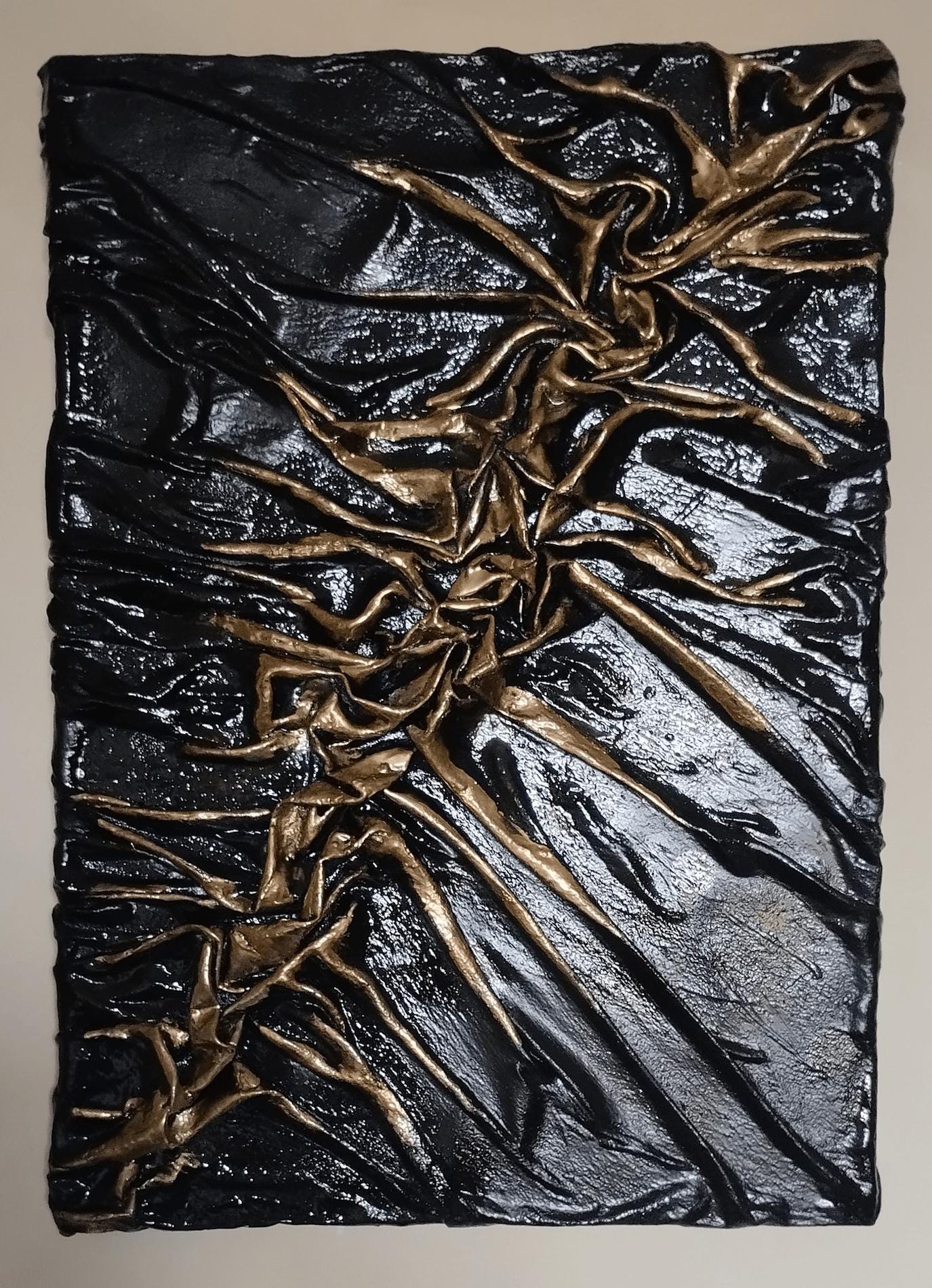 3D Wall Art – Handmade Acrylic Relief Painting on Canvas, Custom Colors ...