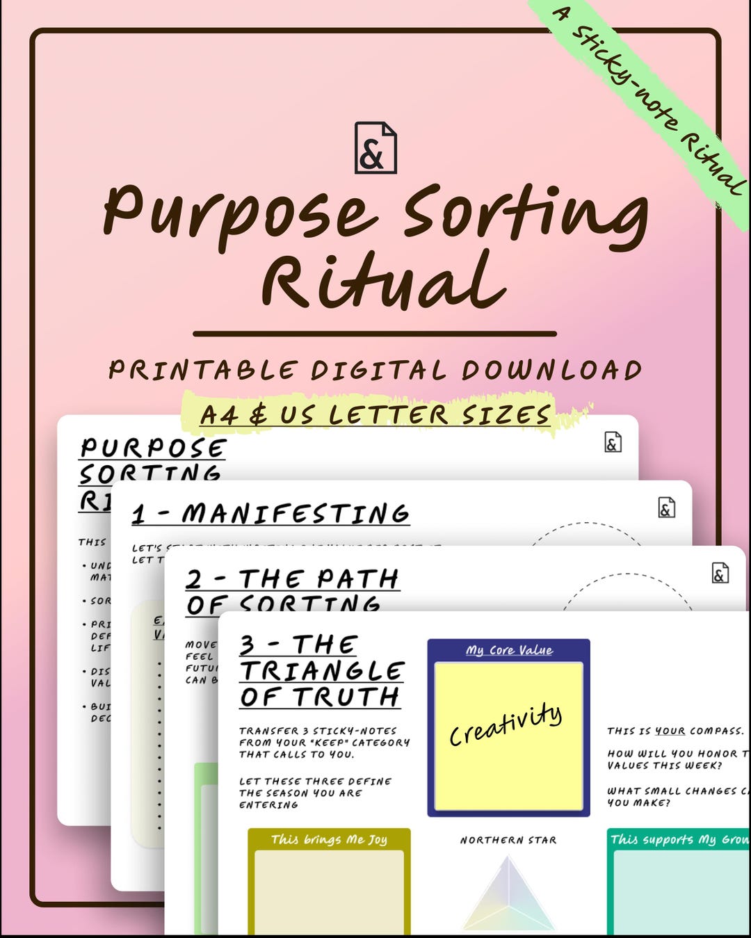 The Purpose Sorting Ritual — Clarify What Truly Matters - Etsy