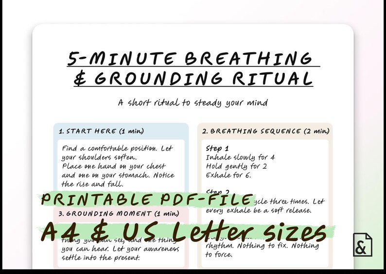 5-minute Breathing & Grounding Ritual — A Short Practice for Calm and ...