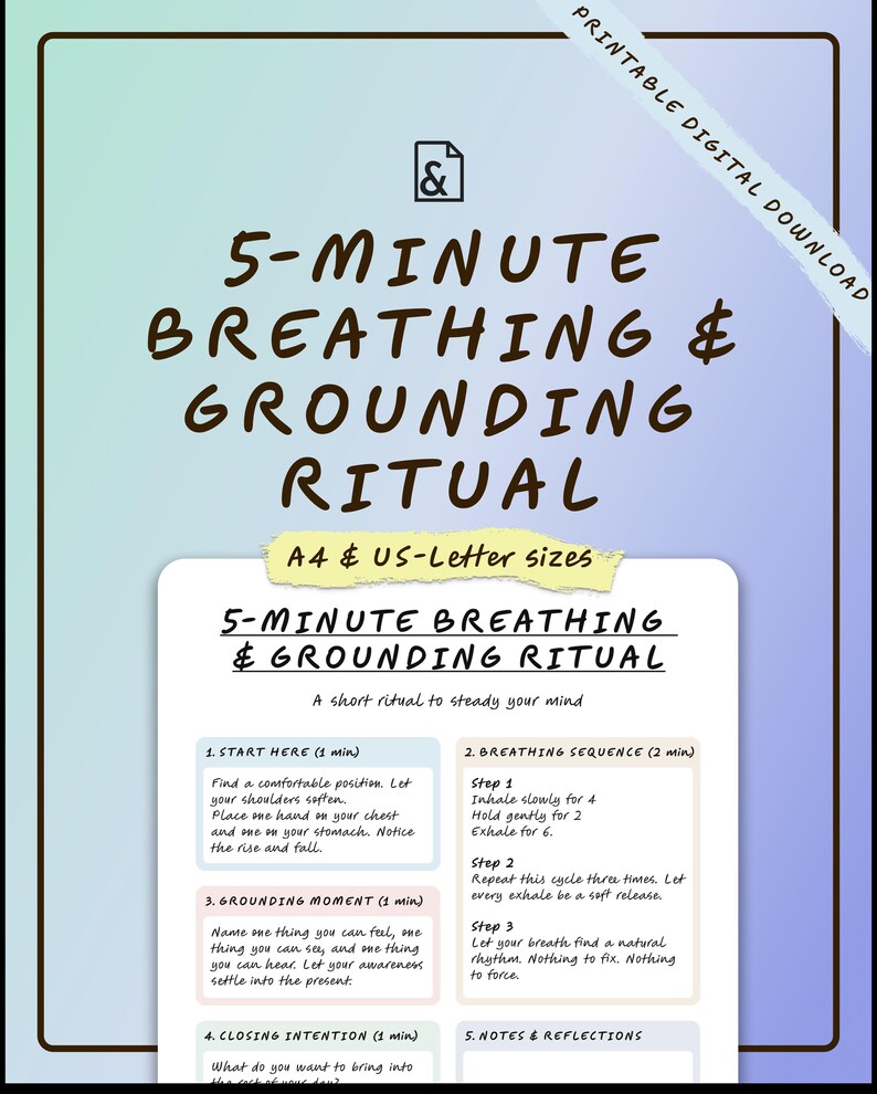 5-minute Breathing & Grounding Ritual — A Short Practice for Calm and ...