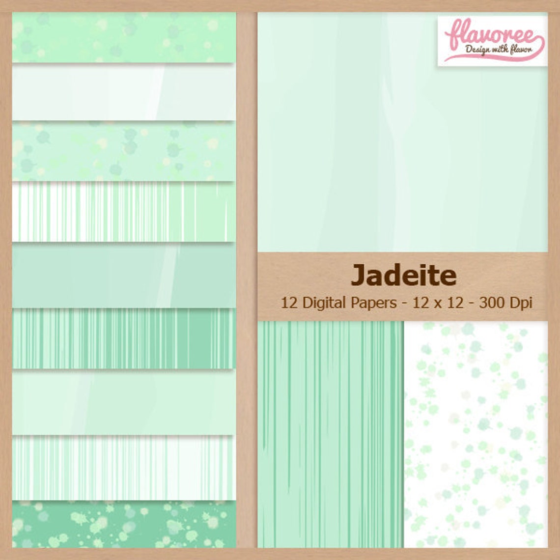 Digital Scrapbook Paper Pack - MODERN BLUSH - Watercolor | Pastel ...
