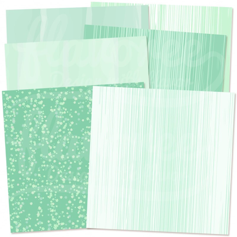 Digital Scrapbook Paper Pack - MODERN BLUSH - Watercolor | Pastel ...