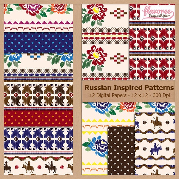 Russian Patterns - Etsy