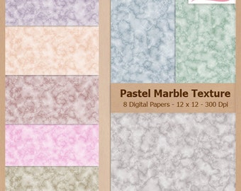 Digital Scrapbook Paper Pack DARK MARBLE TEXTURE Marbling | Etsy