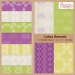 Digital Scrapbook Paper Pack - LOTUS DAMASK - Purple | Zen | Lace | SPA ...