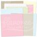 Digital Scrapbook Paper Pack - PASTEL BASIC PATTERNS - Stars | Hearts ...