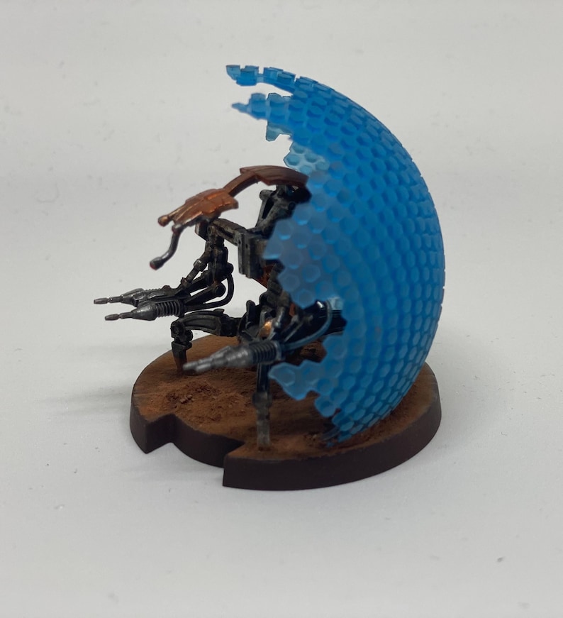 Star Wars Legion Droid Shields – Transparent Blue Resin (50mm Base ...