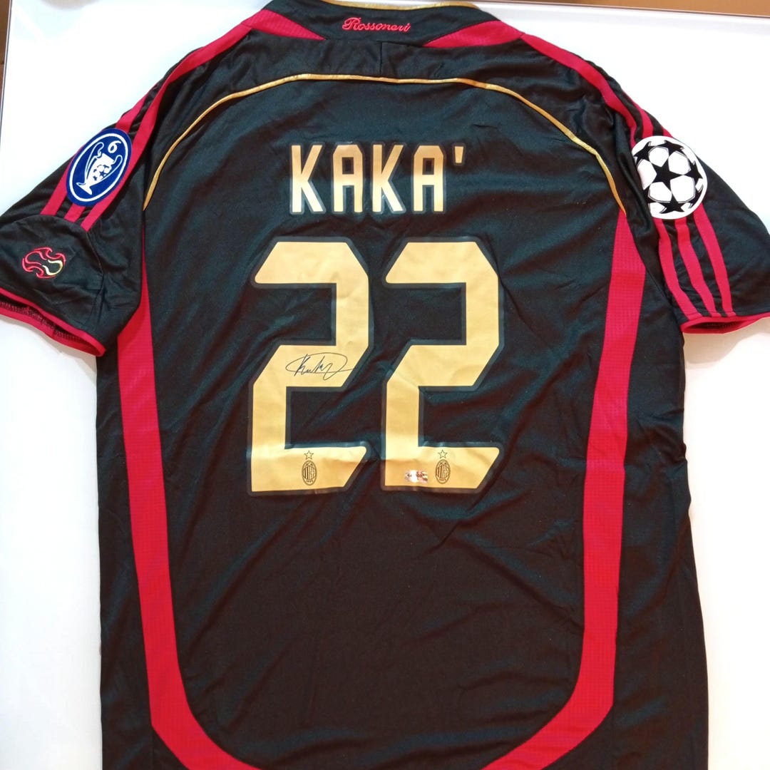 Ricardo Kaka Signed Autographed AC Milan Football Shirt With COA - Etsy