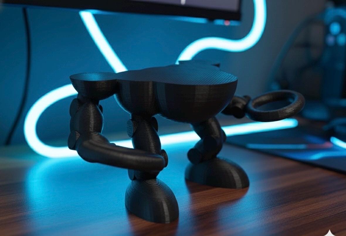 3D Printed Derpy Robot VR Headset Stand - Etsy UK