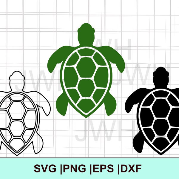 Turtle Svg - Etsy