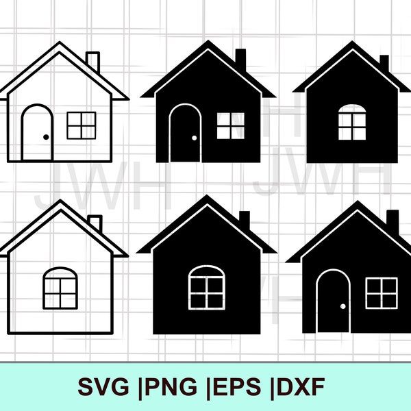 House Windows Svg - Etsy