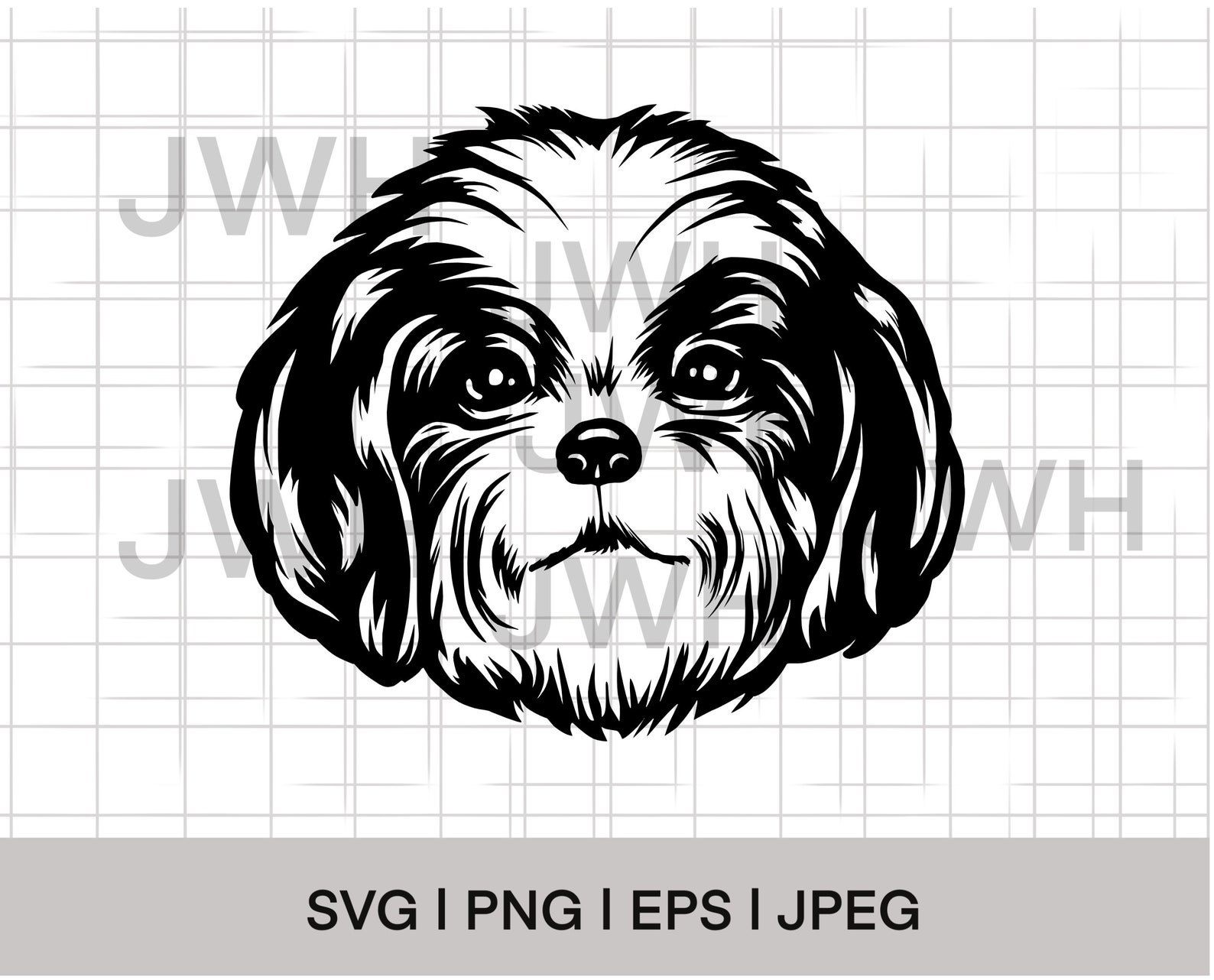 Shih Tzu SVG, Dog SVG, PNG, Eps, Instant Download, Digital Download ...