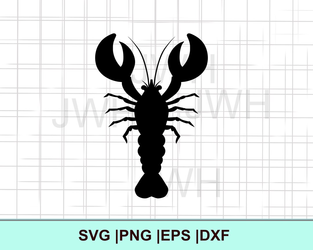 Lobster SVG, PNG, EPS, Dxf, Instant Download, Digital Download, Lobster ...