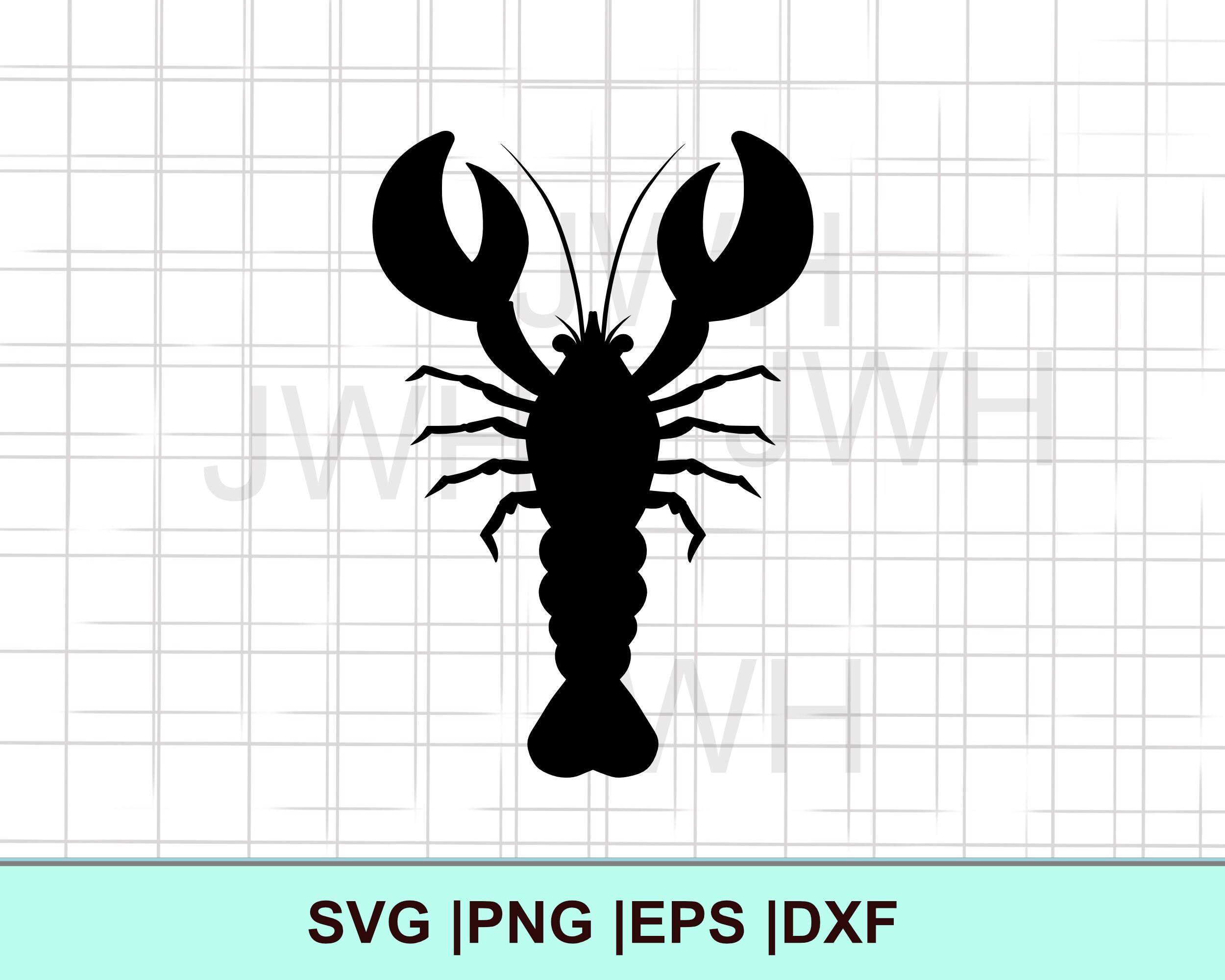 Lobster SVG, PNG, EPS, Dxf, Instant Download, Digital Download, Lobster ...