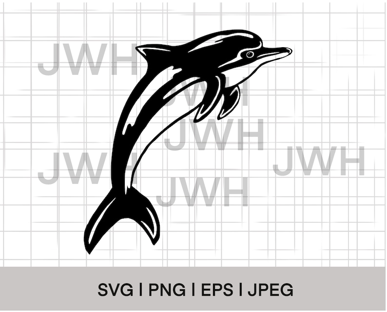 Dolphin SVG, PNG, EPS, Instant Download, Digital Download, Dolphin ...