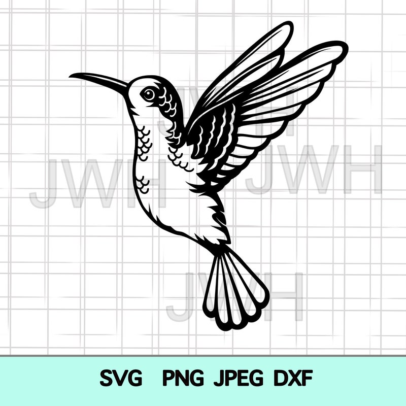 Hummingbird Stencil - Etsy