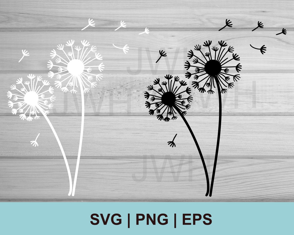 Dandelion SVG, PNG, EPS, Dandelions Svg Bundle, Instant Download ...