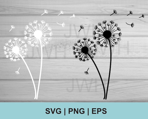 Dandelion SVG PNG EPS Dandelions Svg Bundle Instant - Etsy Canada
