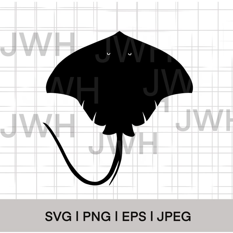 Stingray Vector Art - Etsy