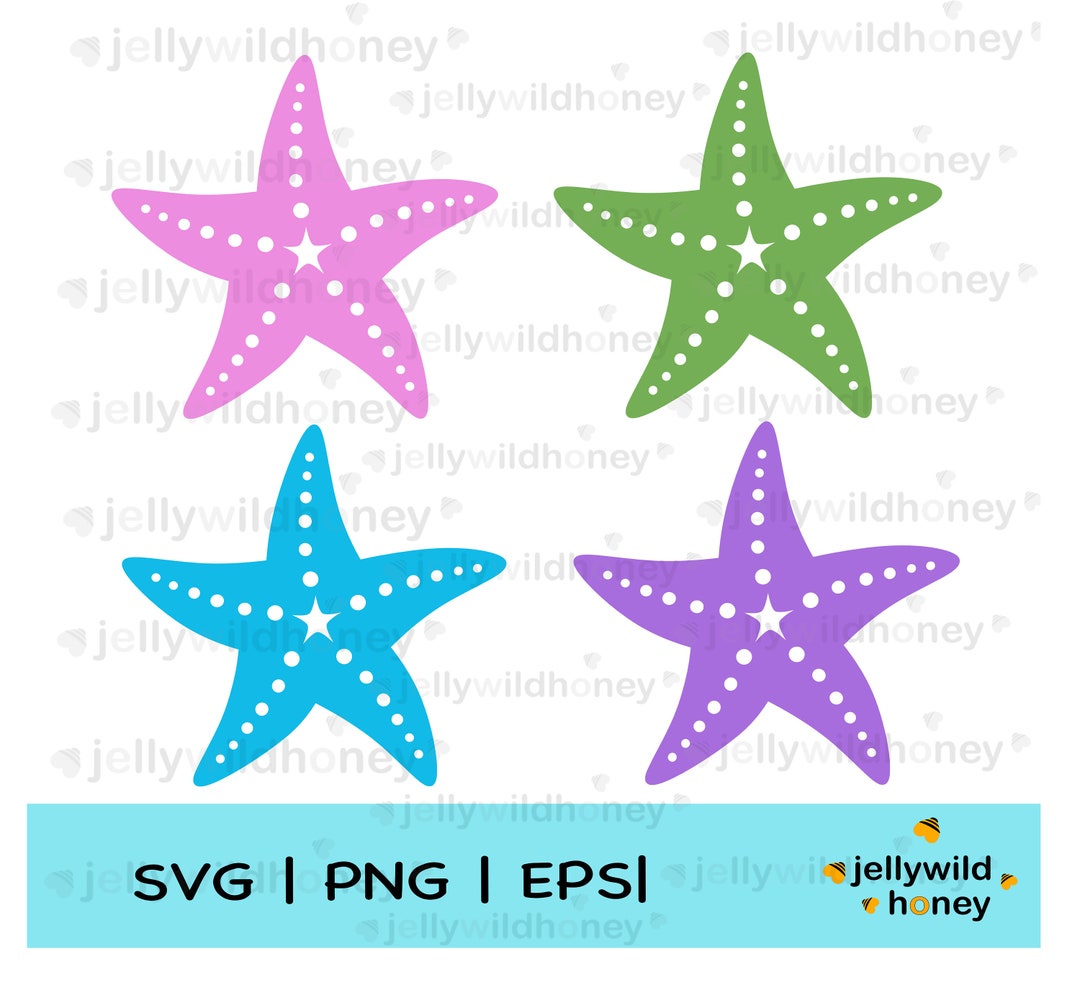 Starfish SVG, PNG, EPS, Instant Download, Digital Download, Starfish ...