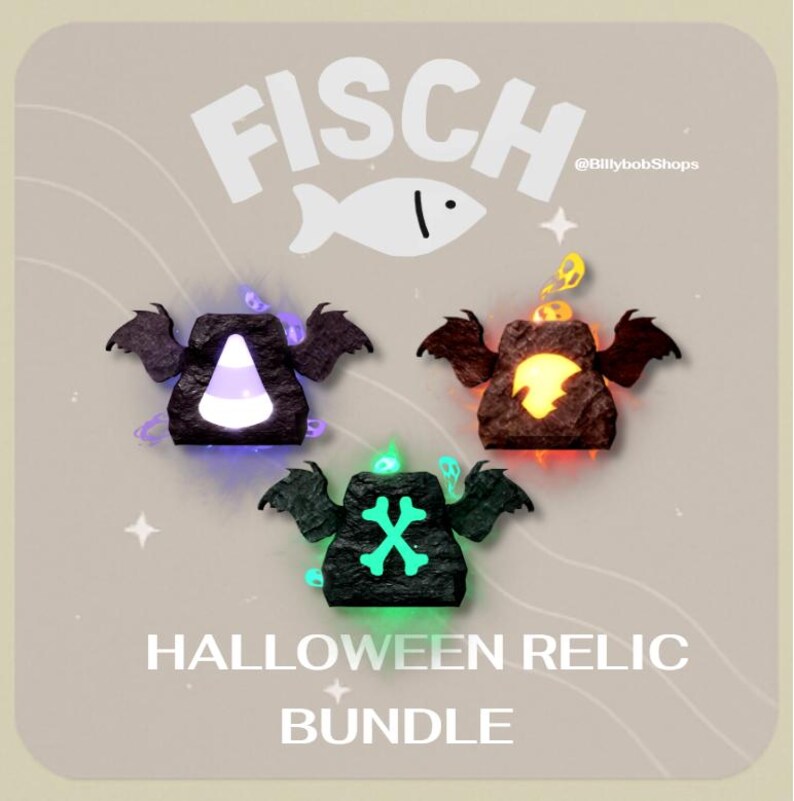 Fisch -halloween Relic Bundle (frightful/spooky/eerie Enchant Relic ...