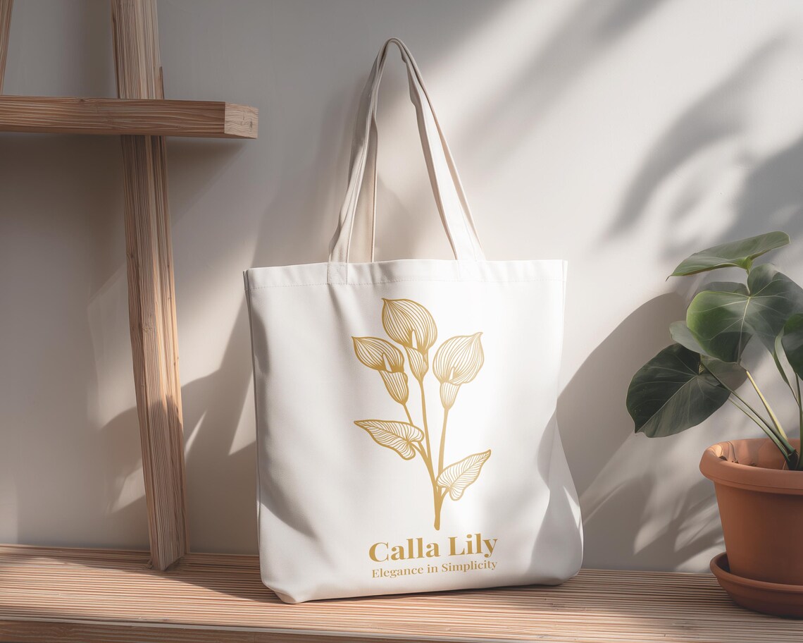 Calla Lily Line Art SVG PNG | Hand Drawn Floral Bundle | Minimalist ...