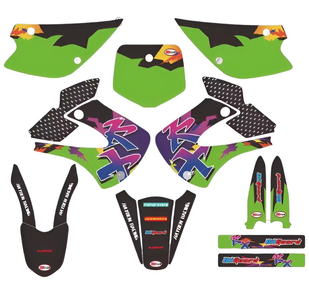 KAWASAKI KX85 KX100 Full Decal Kit Graphics Kits 2001-2013 - Etsy