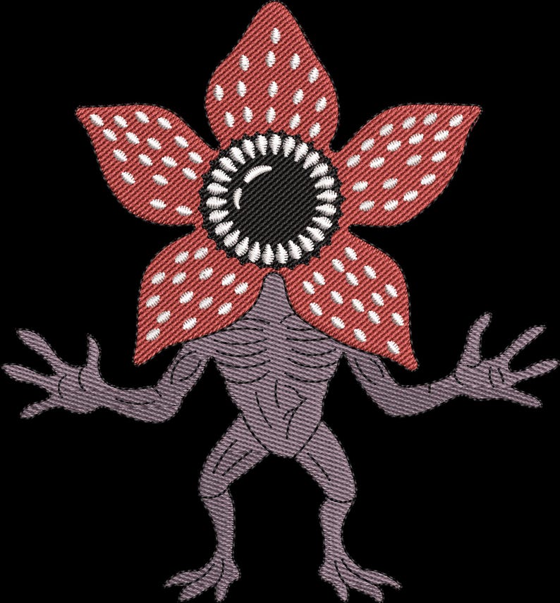 Monster Embroidery Design | Creepy Fantasy Creature | Machine ...