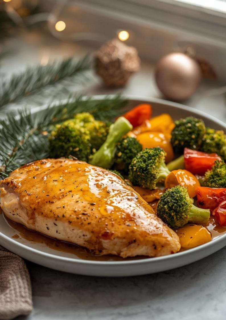 THE BEST Honey Lemon Chicken With Veggies | Healthy Weight Loss Dinner ...