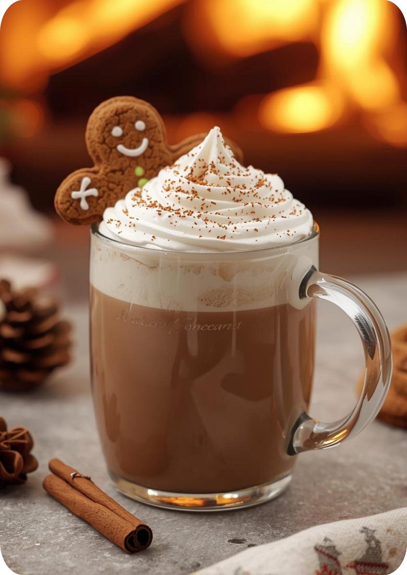 THE BEST Gingerbread Hot Cocoa Recipe PDF, Christmas Drink Recipe ...