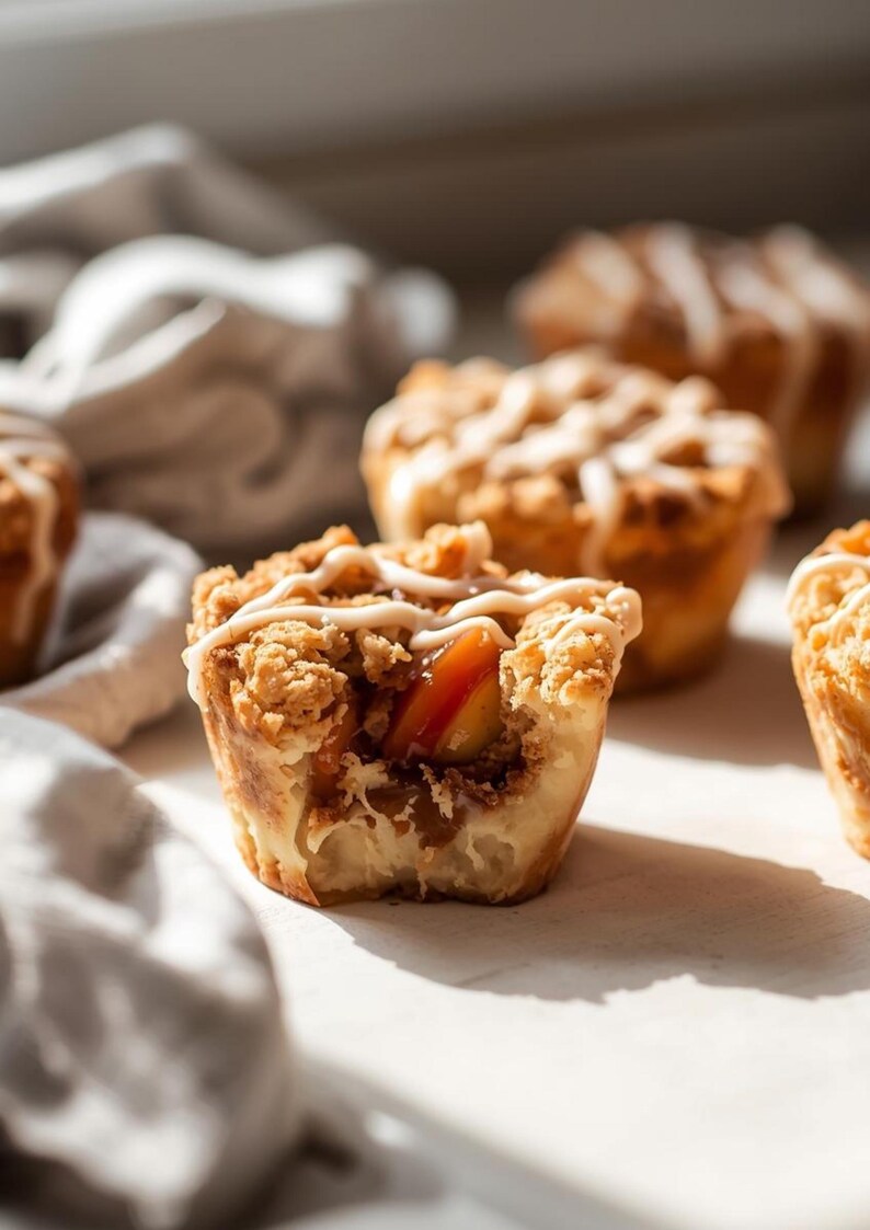 Cinnamon Roll Apple Crumble Cups Recipe | Cozy Layered Dessert Cups ...